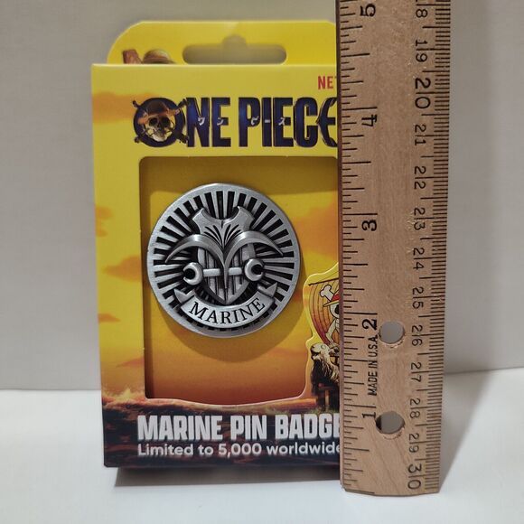 Netflix | Jewelry | Netflix One Piece Marine Enamel Pin Badge Limited ...